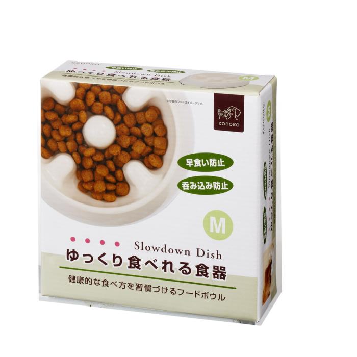 【商品説明】早食いをケアする機能性食器　【原材料】メラミン樹脂、合成ゴム