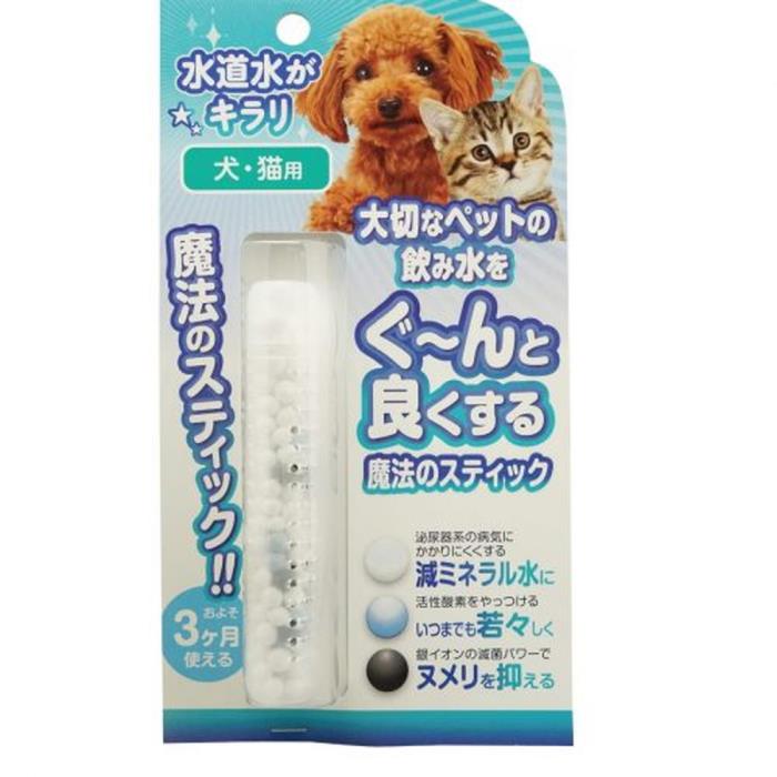 【商品説明】ペットボトルや給水ボトルに入れて使用することで大切なペットの飲み水を水素水にします　【原材料】水素還元セラミック、雑菌セラミック、活性アルミナ