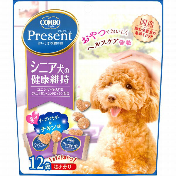 【商品説明】おやつでおいしくヘルスケア！シニア犬の健康維持に配慮【原材料】穀類（トウモロコシ、小麦ふすま、脱脂米糠、コーングルテンミール、小麦粉、コーングルテンフィード）、肉類（チキンミール、牛肉粉、チキンレバーパウダー、豚肉粉）、油脂類（...