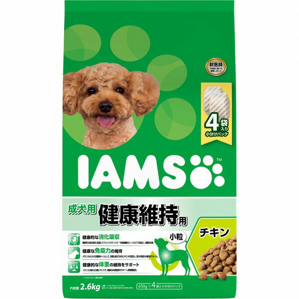 【商品説明】全ての成犬の健康な生活のために最適な製品設計。ワンちゃんが大好きなチキンを使用。【原材料】肉類（チキンミール、チキンエキス等）、小麦、とうもろこし、大麦、チキンオイル（オメガ6脂肪酸源）、乾燥ビートパルプ（食物繊維源）、フィッシ...