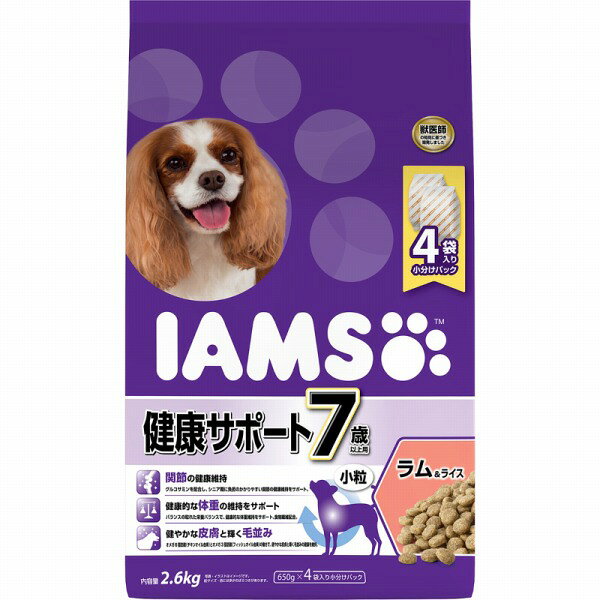 【商品説明】7歳以上の全てのシニア犬の健康な生活のために最適な製品設計。ワンちゃんが大好きなラム・ライスを使用。【原材料】肉類（チキンミール（グルコサミン源）、ラムミール、チキンエキス等）、小麦、とうもろこし、大麦、チキンオイル（オメガ6脂...