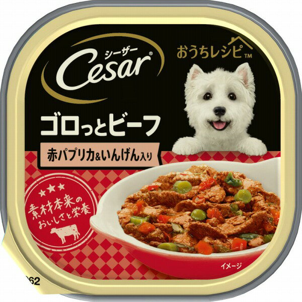 【商品説明】食べ応えのあるビーフ入りチャンクに、赤パプリカといんげんを合わせておいしく丁寧に調理いたしました。【原材料】肉類（チキン、鶏レバー、ビーフ、ラム等）、野菜類（赤パプリカ、いんげん、ほうれん草）、植物性タンパク、チコリー繊維、ビー...