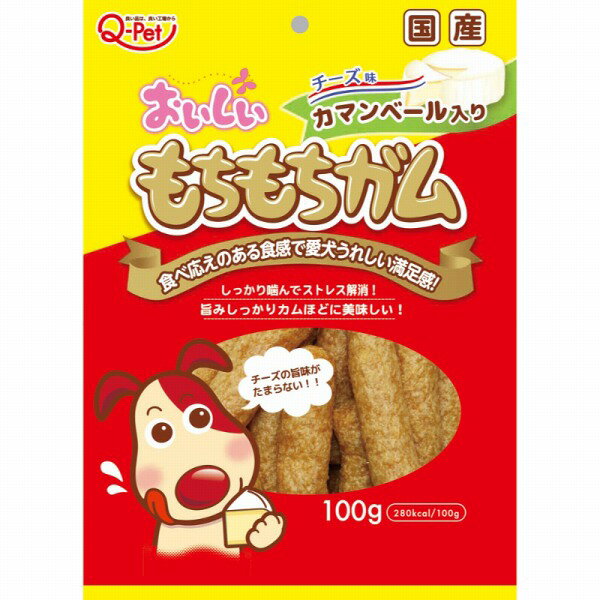 【商品説明】もちもちした食感に仕上げることでよく噛んで食べることができ、歯・歯茎の健康サポートに役立ちます。カマンベールチーズが愛犬の食欲をそそります。【原材料】小麦粉、脱脂大豆、鶏ささみ肉、パン粉、植物性油脂、プロセスチーズ、酵母エキス、...