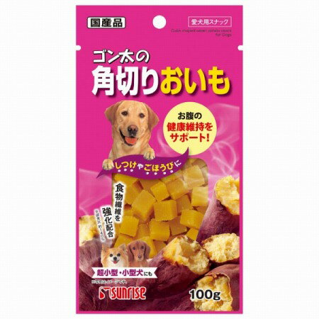 【商品説明】食物繊維を豊富に含んださつまいもを使用したスナックです。お腹の健康維持をおいしくサポートします。ひとくちサイズで、しつけやごほうびにおすすめです。【原材料】糖類（砂糖、水あめ）、でん粉類（さつまいも、コーンスターチ）、穀類（小麦...