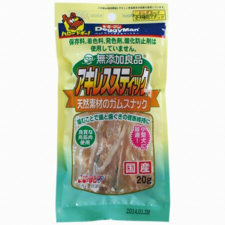 【商品説明】気になる添加物は使わない。強い歯と歯ぐきのための天然素材ガムスナック。【原材料】【栄養成分】たんぱく質78%以上、脂質3%以上、粗繊維0.2%以下、灰分2%以下、水分20%以下　360kcal/100g【使用方法】【ご利用上の注意】