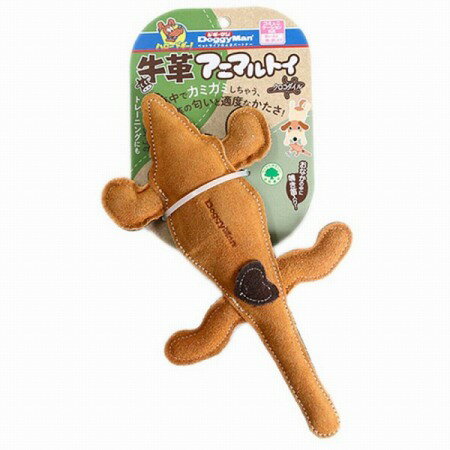 【商品説明】・しなやかな牛革を使用したおもちゃ。超小型犬でもかじりやすいスタイル。・牛革特有の香りと歯ごたえは獲物そのもの。さらに噛んだ時に鳴る鳴き笛が愛犬を魅了。・牛革の香りに誘われてガシガシ噛んでも壊れにくい丈夫なおもちゃ。・中材にヤシ...