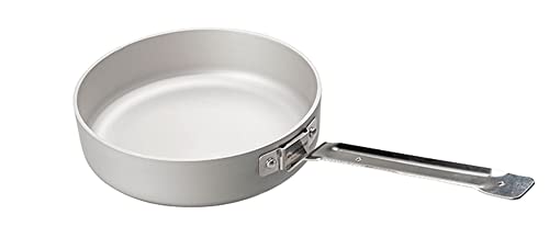 ・アルミ 16 EBY633・ソロで持ち出すにはこのサイズ・サイズ : 径16x深さ4.5cm (2mm厚)・ハンドル : 14.7×2cm・素材 : 本体/アルミニウム(アルマイト加工) ハンドル/ステンレス・質量 : 207g(本体)/...