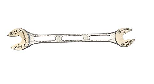 フロント(20ルーメン)・シルバー 加え幅10mm FW-2479-N10・・Size:加え幅10mm・業界初のトルクレンチ受け側専用スパナ。・室内機側ユニオン部(オスネジ側)の六角固定用スパナです。・1本で4サイズ(12 14 17 21...