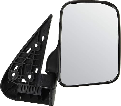 右用・ボディ KM25-101・・Style:右用PatternName:単品・【外径】132W×182H・【曲率】1000R・【取付】専用ブラケット・材質・素材:ポリプロピレン黒・右用説明 サイドミラー右用 【ハイゼット】 KM25-101