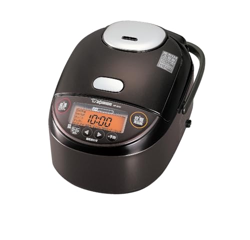 IH炊飯器・ダークブラウン 5.5合炊き NP-ZU10-TD・好みの食感に炊き分ける　3通りの「炊き分け圧力」・おいしさ引き出す「うまみ圧力蒸らし」・食べやすく、おいしく炊ける「麦ごはんメニュー」・選べる保温選択。30時間おいしく保温でき...