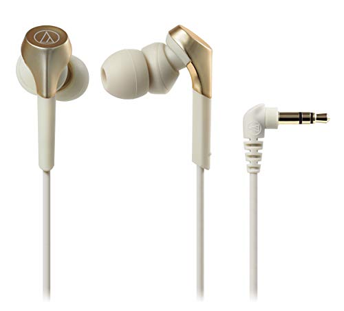 リモコンなし・シャンパンゴールド 通常 ATH-CKS550X CG・・Color:シャンパンゴールドStyle:リモコンなし・キレのある重低音を再生するφ9.8mm SOLID BASS HDドライバー・大口径音導管で音の伝達効率を上げ、...