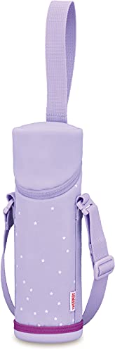 シンプル・パープルスター 450~600ml用 APG-501 PL-ST・・Size:450~600ml用Color:パープルスター・マイボトルを手軽に持ち運べるポーチ。ハンディでもショルダーでも・適応サイズ:高さ21.5cm~24cm、...