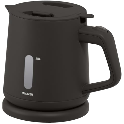 1)スタンダードブラック/1L[湯こぼれ防止]/YKU-S1210J(B)・Color:ブラックStyle:1)スタンダード・パッケージ個数:1・【1200Wハイパワー】1200Wのハイパワーで満水時(1L)でも約5分でお湯が沸かせ、コーヒ...