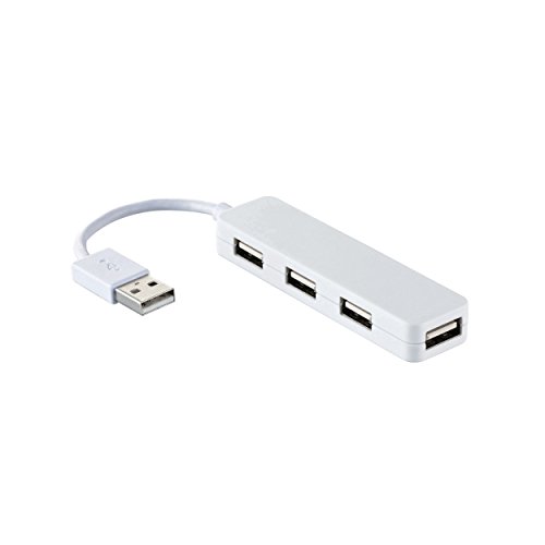 ホワイト/4ポート/U2H-SN4NBWH・Color:ホワイト・パッケージ個数:1・インターフェイス:USB2.0・コネクタ形状:パソコン側:USB Ax1/USBハブ側:USB Ax4・電源方式:バスパワー・USBケーブル長:約7cm(...