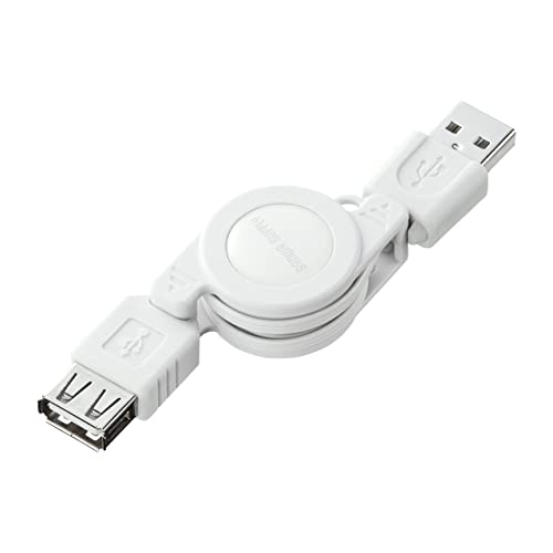 ホワイト/-/KU-M08ENW・Color:ホワイト・パッケージ個数:1・カラー:ホワイト・USB2.0規格・USB1.1規格準拠のパソコンやUSBハブ、USB機器を接続する時に使用するケーブルを延長するケーブルです。・USBディスクを手...