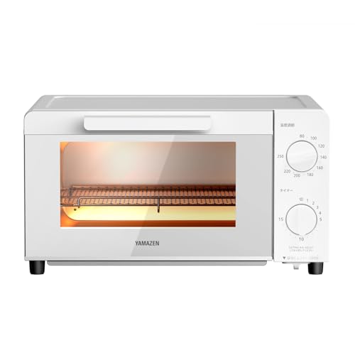 4枚焼き/温度調節付き[ホワイト]-/幅36.4×奥行33.6×高さ21cm/YTX-WC140(W)・Style:4枚焼き/温度調節付き[ホワイト]・パッケージ個数:1・【4枚焼きビッグ庫内】ご自宅で焼きたてのサクッとトーストが楽しめるオ...