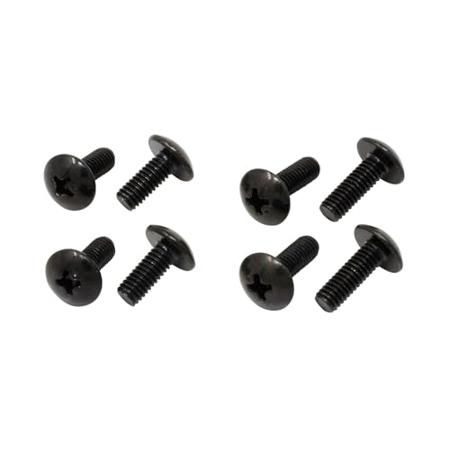 ブラック/M4 x 10mm M4 x 12mm/PB-045・VESA75/100規格のモニターアーム (ディスプレイアーム) 用のディスプレイ固定ネジです。・モニターアーム付属のネジを紛失したときに便利です。・トラス頭ミリネジ (M4×...