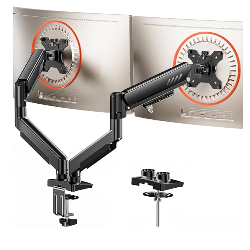 ブラック/-/-・【対応モニターを事前確認】モニターのサイズは13〜32インチ以内 モニターとモニターアクセサリーの重量は2.2〜9以内 VESA規格は75mm*75mmまたは100mm*100mm 取付可能な天板厚さ：クランプ式は厚さ10...