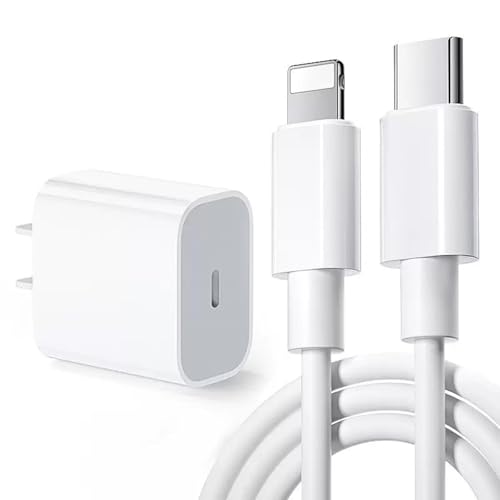 【PD 20W 急速充電器】このiPhone 充電器はPD急速充電プロトコルと20W急速充電を備えています。空き時間に携帯電話をフル充電します。待つことなく安全かつ高速に充電できます。速いだけでなく、より安全です。公式認証済みでデバイスを損...