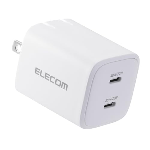 1)Type-C×2ポートホワイト/-/EC-AC10640WH・Color:ホワイトStyle:1)Type-C×2ポートPatternName:1)充電器のみ・パッケージ個数:1・USB Type-C(TM)ポート×2を搭載し、対応する...