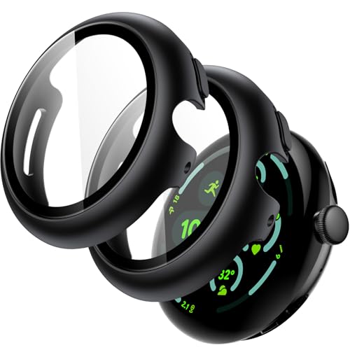 ブラック/Google Pixel Watch 3 (2024) 45mm/376H-・Color:ブラック・パッケージ個数:2・[互換性] Google Pixel Watch 3 (2024) 45mm用に設計されています。ご購入前にお...