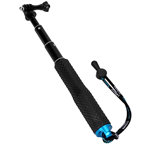 ブルー/-/self stick 1・パッケージ個数:1・【 ひねるだけで簡単に延長】自撮り棒は7インチから19インチまで伸びます。 調節可能なトグル付きの快適なストラップで、自撮り棒をしっかりと手首に固定できます。・【コンパクトなデザイン...