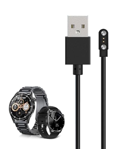 【1本/ブラック】/FOSMET QS40 / H5 1.43インチ スマートウォッチ 充電ケーブル/-・Size:FOSMET QS40 / H5 1.43インチ スマートウォッチ 充電ケーブルColor:【1本/ブラック】・【対応機種】...