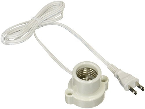 ・白 HS-L2615ZR/W・原産国:日本・口金:E26用・定格:6A-125V・使用電線:ビニール平行線(VFF)0.75m×2芯・コード長:1.5m説明 ■ コンセントからE26の電球を点灯させることができます。 ■ コードが付いてい...