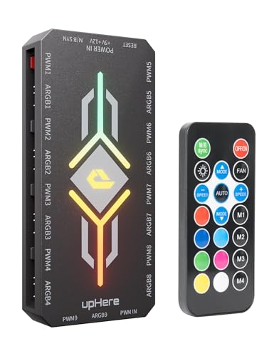 黒/-/P10PARGB・Color:黒・【ARGB&PWMファンハブ】ファンハブは5V 3PIN ARGB 9ポートとPWM 4PIN 9ポートを装備。最大9台のファン接続が可能で、ケース内の冷却性能を大幅に向上。AURA Sync対応で...