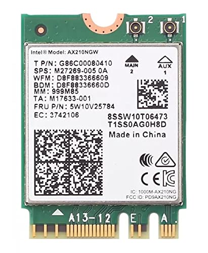 多色/-/AX210・パッケージ個数:1intel AX210 NGW WiFi カード (工事設計認証: 003-200209) です。 バルク品、簡易パッケージです。付属品は ねじ のみです。 intel 製で不具合などは基本的にありま...