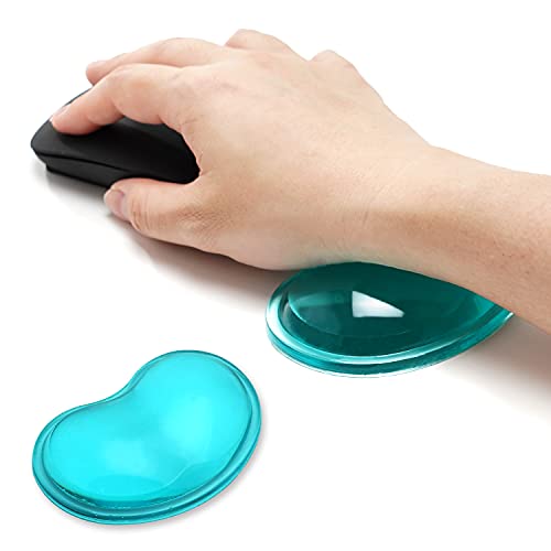 グリーン/11cm x 7cm/-・Color:グリーン・【 PC作業の救世主！ 】 「amor-basis」製のリストレストは、パソコンのキーボードやマウスの手前に置いて、手首や手のひらをのせる為のPCアクセサリーです。長時間のパソコン操...