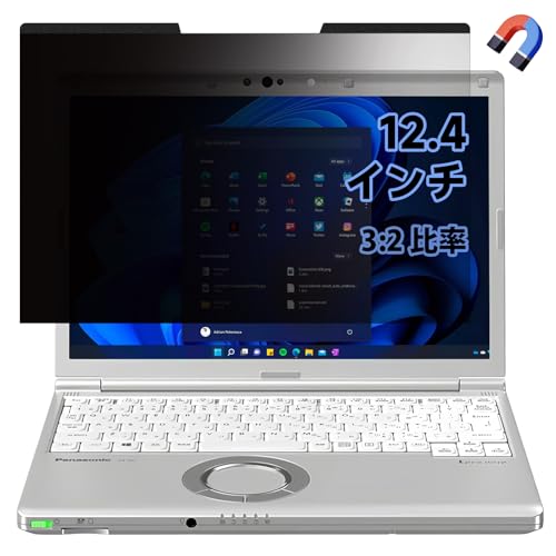 Black Screen/12.4インチ(3:2)/-・Size:12.4インチ(3:2)・対応サイズ：12.4インチ（アスペクト比3:2）のラップトップ画面に完璧にフィットする設計です・マグネット式：簡単に取り付け・取り外しができる便利な...