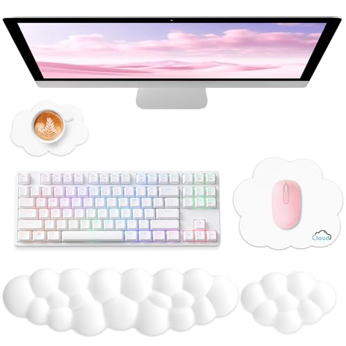 01 ホワイト/フルサイズ/CWRS-02-L・Color:01 ホワイトSize:フルサイズ・メモリーフォーム製コンピューターリストサポート：63D低反発メモリーフォームを使用し、圧力にやさしく反応して体重を均等に分散し、長期間使用しても...