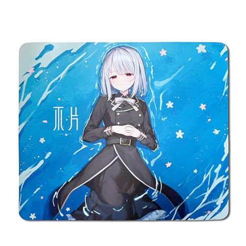ピンクと白/マウスパッド/FHNMPAD001KSK・Size:マウスパッド・パッケージ個数:1・【限定100枚の特別コラボ】 人気イラストレーター〈ksk〉氏描き下ろし。桜が舞う水面にたたずむ“不片”キャラがデスクに置くだけで映える存在感...