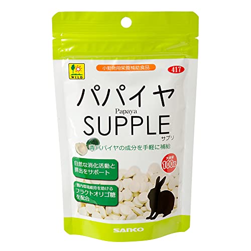 -/100g/-・パッケージ個数:1・本体サイズ (幅X奥行X高さ) :10×3×19.5cm・本体重量 :108g・原産国:日本商品紹介 うさぎは毛づくろいを行う事により、いくらかの毛を飲み込んでしまいます。飲み込まれた毛は通常は糞と一緒...