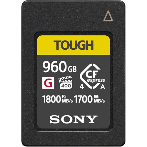 ブラック/-/CEA-G960T・パッケージ個数:1・CFexpress 4規格に対応した超高速・大容量 Type A メモリーカード Gシリーズ・大容量 960GB (CEA-G960T)・最大1800MB/秒(*2)の超高速読み出しと最...