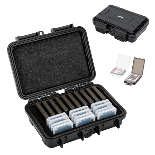 12枚*SDカード+10枚*CFexpress Type B/XQDカード/-/RBC-SCB22-amjp3・Color:12枚*SDカード+10枚*CFexpress Type B/XQDカード・【大容量・22枚メモリーカード収納ケース...