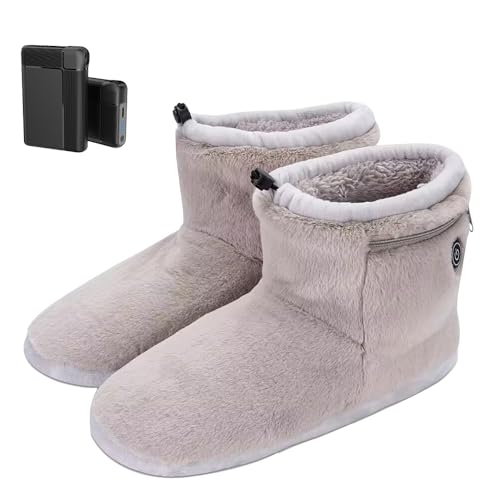 グレーグレー/L/-・Size:LStyle:グレー・????【最新デザインの足温器が登場！】今年最新モデルの電気スリッパは、昨年の5000mah電池から8000mah大容量電池にアップグレードし、使用時間が大幅に向上した。皆様の声に応えて...