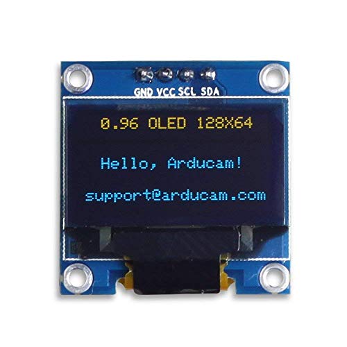 ブルー/-/00212・パッケージ個数:1・UCTRONICS 0.96インチOLEDモジュールは、グラフィックとテキスト情報を直接マイクロコントローラプロジェクトに表示します。 多くのチップに対応：Arduino UNOとMega、Ras...