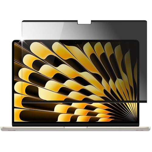 ブラック/-/-・【対応機種】:MacBook Air 13.6インチ 2025年 M4チップ / 2024年 M3チップ / 2022年 M2チップモデル　【内容】覗き見防止フィルター 、クリーニングクロス、保管ファイル・【覗き見防止】ス...