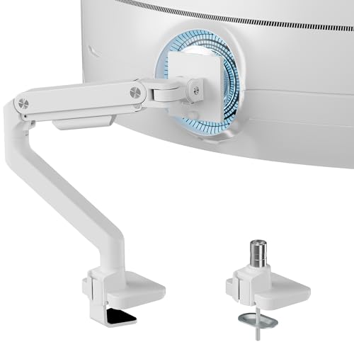 ホワイト/-/GDT1004WH・Color:ホワイト・大画面対応で安定性抜群：17?49インチのワイドサイズのディスプレイなど、重量2?20kgのゲーミング広角モニターやデザイン用の大画面モニターをしっかりサポートできます。高剛性の鉄材を...