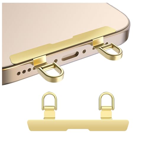 ゴールド/-/-・PatternName:2口-ゴールド・【2口タイプ、iPhone 17シリーズ/iPhone ストラップに対応】： 2つ吊りのホルダーで、iphone 17/17 air/17 pro/17 pro maxのケースとip...