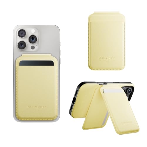 ミニマリストLemon (レモン)/-/ACT-LMO-WAL・Color:Lemon (レモン)・MagSafe対応: 全てのMagSafe対応の電話とケースに強力な内蔵マグネットで対応・カードを収納: 持ち運びをシンプルに。超スリムで非...