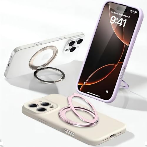 H6 ピンク/-/-・Color:H6 ピンク・【3in1スマホスタンド｜Mag-Safe対応】 スマホやケースに貼るだけで、Mag-Safeアクセサリーの利用が可能に。・【縦横スタンド＆回転式リング】 縦置き・横置きどちらにも対応。360...