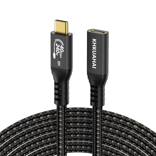 USB C 延長ブラック/1M/1M USB C 延長ケーブル・Style:USB C 延長Size:1M・パッケージ個数:1・【8K/4Kビデオ出力】：USB C延長ケーブルは、USB CノートPCからUSB Cモニターへの8K@60Hz...