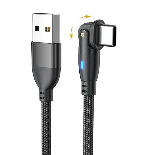 ブラック/2M/-・Size:2MColor:ブラック・1.【180°回転可能デザイン＆安全性が抜群】USB TypeC充電ケーブルは「L型+180°回転」の最新設計を採用している。このケーブルは室内、オフィス、デート、車の運転、ゲームなど...