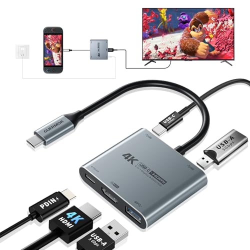 【Switch 2 ドック＆ゲーミングディスプレイ】4K HDMI 映像出力により、Switch 2 ドックモードまたは携帯モードのゲームを大画面で楽しめます。携帯性に優れた設計で、公式ドックの代替として使用可能です。Switch 2 シス...