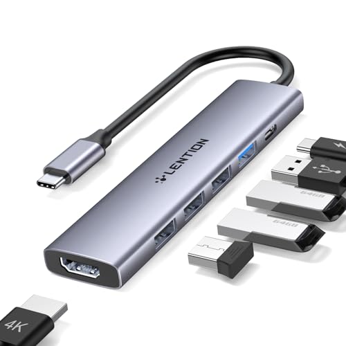 3*USB 2.0+1*USB 3.0+4K 30Hzスペースグレイ/-/CB-TP-CH17H-GRY・Style:3*USB 2.0+1*USB 3.0+4K 30Hz・パッケージ個数:1・【6in1 機能拡張】USB3.0 最大5.0...