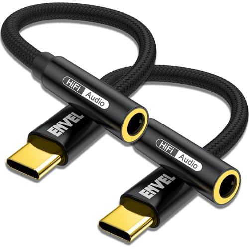 -/Black/ENVEL-USBC-3.5MM・Size:Black・パッケージ個数:1・USB Cヘッドホンアダプター2個パック:当社のENVEL USB C - 3.5mmヘッドホンアダプターは、ヘッドホンオーディオジャックのないUS...