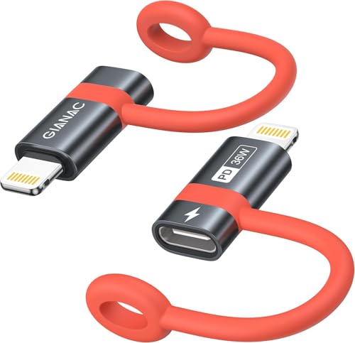 ある シリコンザイルブラック/-/-・[36W急速充電] USB C - Lightningアダプタは、USB PD経由で最大36Wの急速充電と高速データ転送をサポートします。[この製品はデータ転送をサポートしていますが、OTG機能はサポー...
